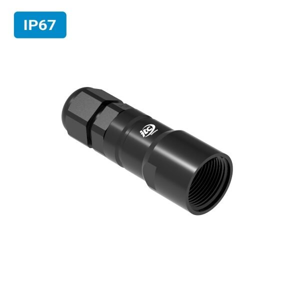 Conector M16 fêmea para cabo IP67 3 amperes - ITC Conectores